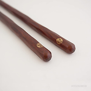 Chopsticks Takumi Kezuri Bashi Handmade in Japan (Red 23.5 cm) {Import from Japan}