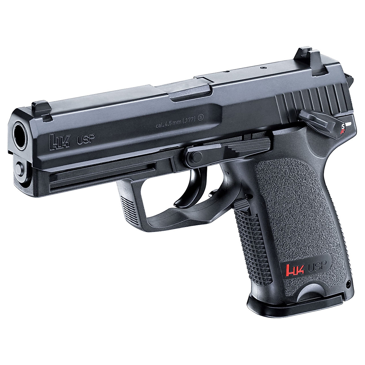 Umarex HK Heckler & Koch USP .177 Caliber BB Gun Air Pistol, Standard Action, Black (2252300)
