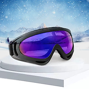 ILYModer Ski Goggles Snowboard Goggles night vision goggles 100% UV Protection Helmet Compatible Pack of 2 Snowboard Goggles for Kids,Boys,Girls,Youth, Mens Womens Snowmobile Skiing Skating