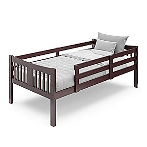Storkcraft Caribou Twin-over-Twin Bunk Bed (Espresso) – GREENGUARD Gold Certified, Converts to 2 individual twin beds