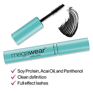 Wet n Wild Enhance and Define Megawear Mascara, Black, 1 Oz, 0.24 Fl Oz (Pack of 1) (C136)