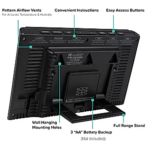 La Crosse Technology 328-96087-INT Black & White Professional Weather Station
