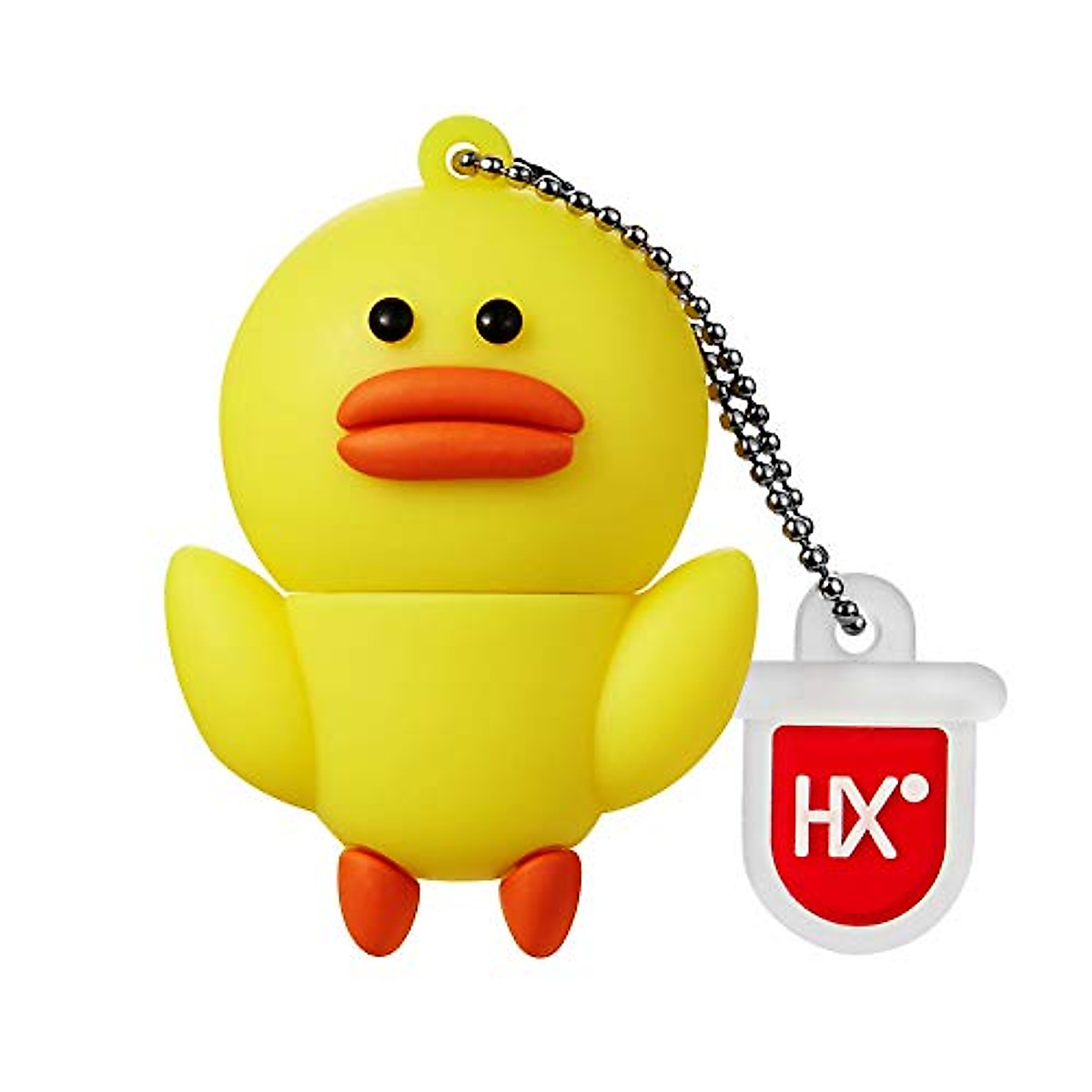 SBR USB Flash Drives,8GB / 16GB / 32GB / 64GB Waterproof Silicone USB 2.0 USB Flash Memory Stick Data Storage Pendrive Thumb Drives (64GB,Yellow Duck)