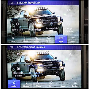 SYNC 1 to SYNC 3 Upgrade Kit 4'' to 8'' for 2014-2019 Ford F150 SYNC 3.4 MyFord Touch (MFT), The Latest NA221 Maps, Apple CarPlay & Android Auto, Complete Monitor Set with Control Panel Screen Frame