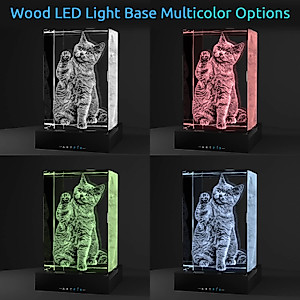 ArtPix 3D Crystal Photo, Custom Gifts for Dad, Father, Wife, Men, Her Mom, Husband, Great Personalized Customized Gift With Your Own Photo, Custom Birthday 3D Picture Rectangle, Couples Gifts