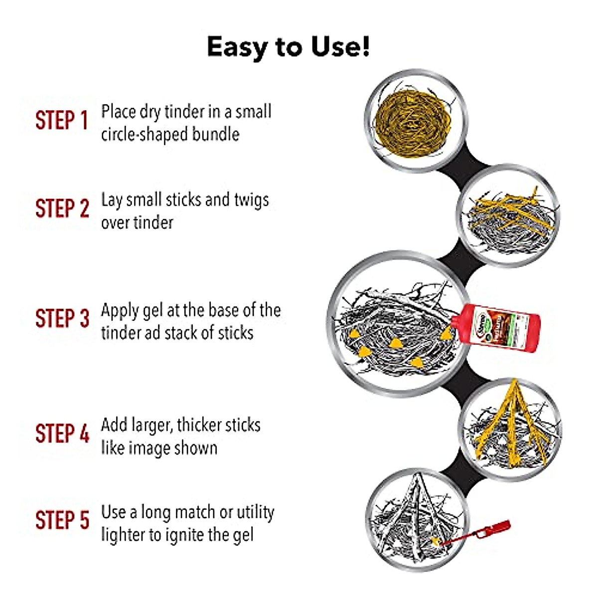 Sterno All- Weather Instant Flame Gel Fire Starter Fire Starter, Weather Instant Flame Gel Fire Starter, Assorted