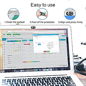 Haulonda Cute Webcam Cover Slide Ultra Thin 0.027in Web Camera Lens Shutter for Laptop/iPhone/iPad/Smartphone- Protection Against Surveillance(3Pack)