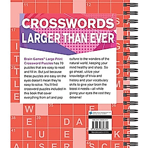 Brain Games - Large Print Crossword Puzzles (Arrow)