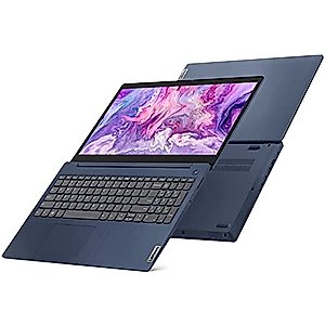 Lenovo IdeaPad 3 Laptop, 15.6" FHD (1920 x 1080) Display, Intel Core i3-1115G4 Dual-Core Processor, 4GB DDR4 RAM, 128GB, Win10, Abyss Blue