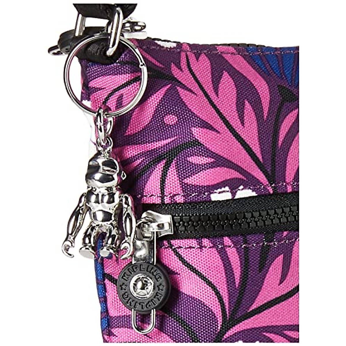 Kipling Womens WomenÂ’s Keiko Mini Bag, Lightweight Adjustable Purse, Durable Nylon Shoulder Sling Crossbody Bag, Artistic Floral, 8.25 L x 9 H 0.75 D US