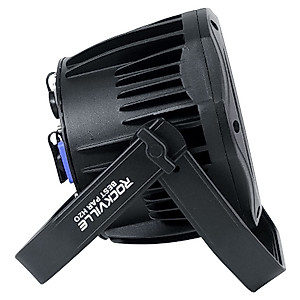 Rockville Best Pack H2O (6) Water Resistant Battery Par DJ Lights+Charge Case