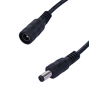 weideer 2Pcs DC12V-24V LED Strip Lights Dimmer Switch PWM Rotary Dimmer Controller Inline Dimmer Switch for LED String Lights Christmas Lights Black K-018-BK