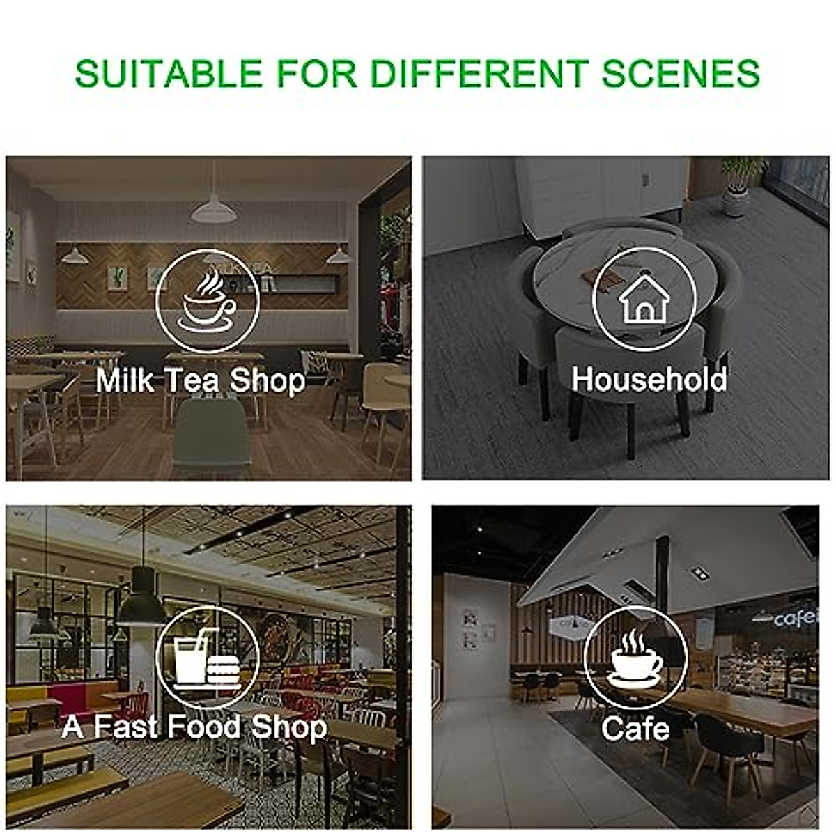 Office Conference Table Business Coffee Table Set, Kitchen Breakfast Bar Table and Chair Set, Modern Conference Room Coffee Table with Chair, Cafe Balcony Living Room Simple Dining Table ( Color : Lem