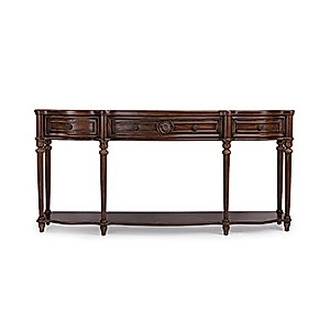 BUTLER PEYTON VINTAGE OAK CONSOLE TABLE