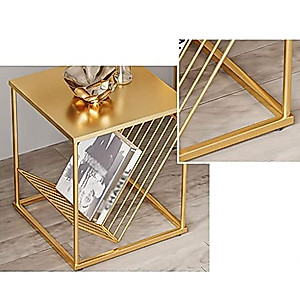 Bedside Table Bedside Table Small Minimalist Design Modern Locker Wrought Iron Bedroom Bedside Table for Living Room Office Hotel Night Stand (Color : A)