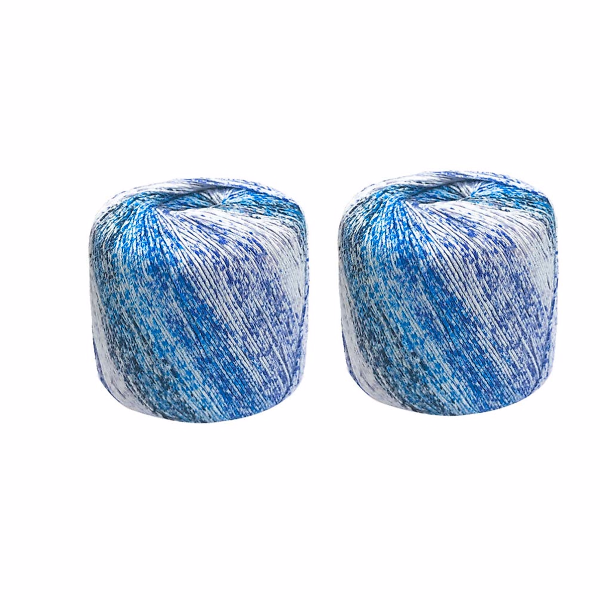 Healifty 133M Crochet Yarn Knitting Yarn Soft Cotton Yarn Color Gradient Hand Knitting Supplies for Sweater Scarf Hat Shawl Blanket Sky-Blue