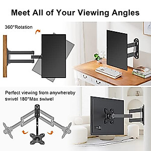 TV Wall Mount, Bracket for Most 13-30 inch LED, LCD Monitor and Plasma TVs, Max VESA 100x100mm by XINLEI (MA1330)