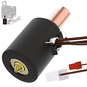 Creality Upgrade Sprite Ceramic Heating Block Kit Hotend Replacement for Sprite Extruder,60W Hot End Fast Heating to 300℃ Bimetal HeatBreak for Sprite Extruder Pro,Ender 3 S1/Pro/Plus,CR-10 Smart Pro