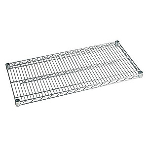 Omega 30" Deep x 60" Wide x 80" High 4 Tier Stainless Steel Wire Mobile Shelving Unit with 1200 lb Capacity