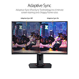 ASUS TUF Gaming VG27VQ 27” Curved Gaming Monitor 165Hz Full HD (1920 X 1080) 1ms Elmb Eye Care DisplayPort HDMI Dual-Link DVI-D (Renewed)