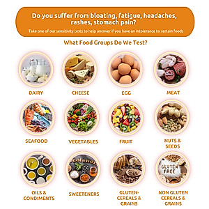 Advanced Health & Food Sensitivity Test by SSC (700+ Items Tested), Environmental & Food Intolerance Testing Kit for Adults, Accurate Hair Analysis at Home Test Kit