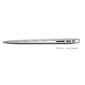 2017 Apple MacBook Air with 1.8GHz Core i5 (8GB RAM, 256GB SSD, 13in, MQD42LL/A)- Silver (Renewed)