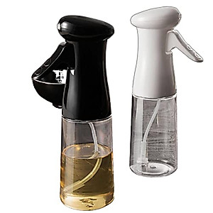 Poaisduie Glass Oil Dispenser Barbecue Cooking Oil Olive Oil Oil Controlling Bottle Kitchen Plastic Pneumatic Fuel Injector Spray Bottle