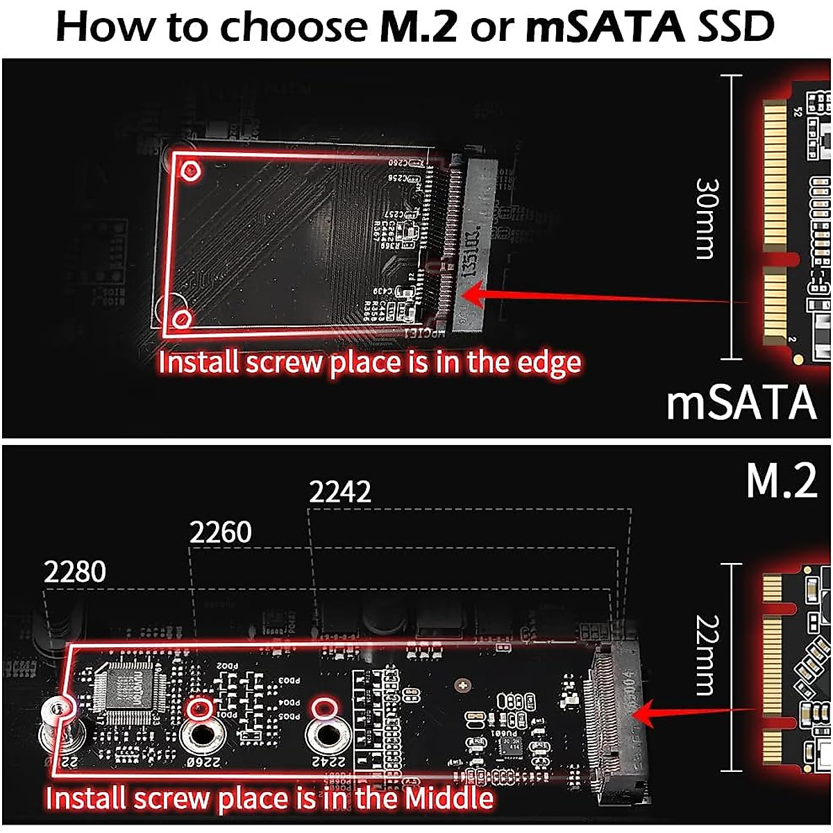 GAMERKING M.2 2260 SSD 1TB NGFF SATA III 6Gb/s 3D NAND TLC Internal Solid State Drive, B&M Key High Performance M.2 SSD for Desktop Laptop