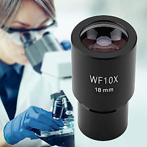 DM-WF001 10X Widefield Eyepiece,Microscope Eyepiece Lens,23.2mm Lens for Compound Biological Microscopes,Industry Microscope