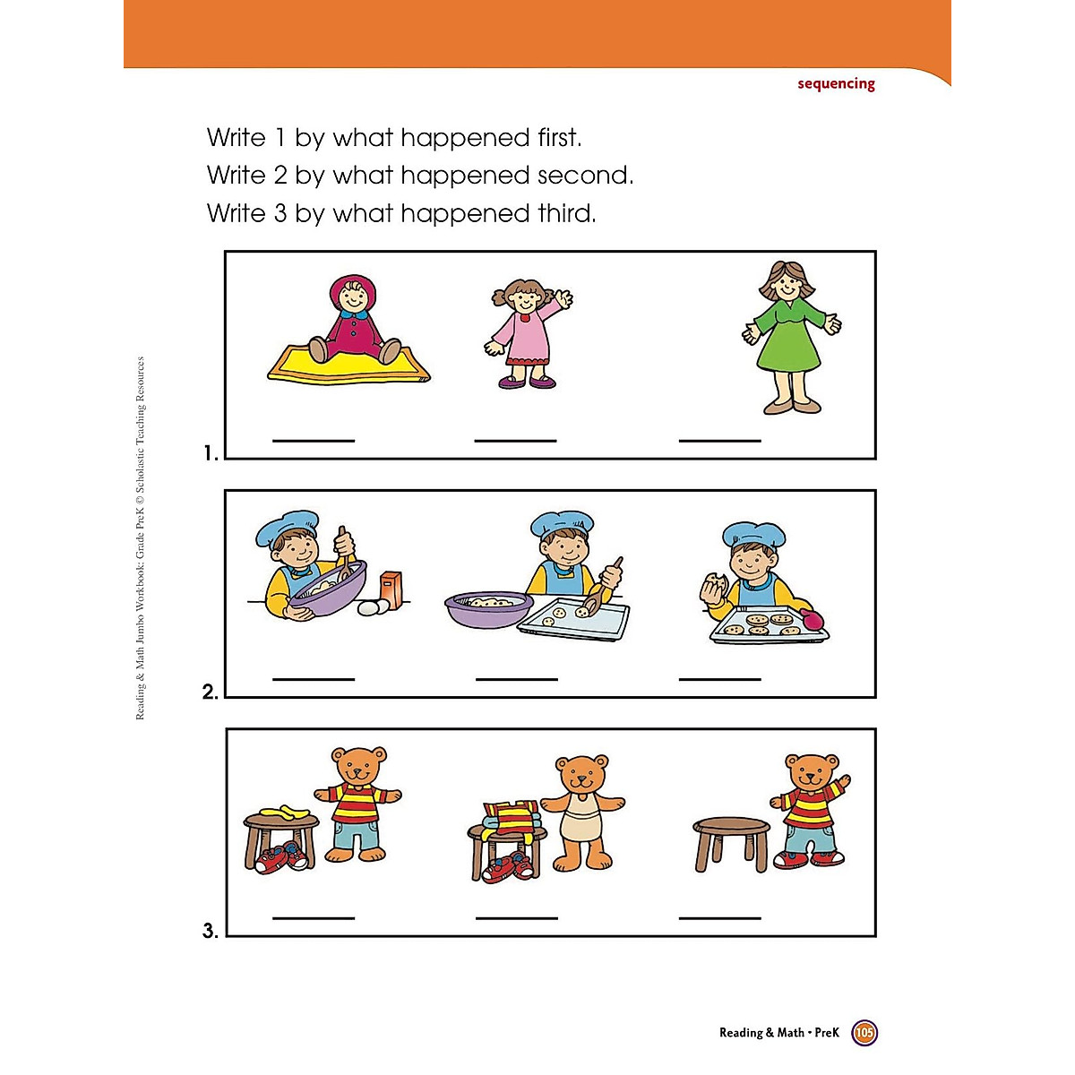 Scholastic Pre-K Reading & Math Jumbo Workbook