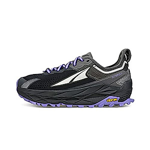 ALTRA Women's AL0A7R74 Olympus 5 Trail Running Shoe, Black/Gray - 7 M US