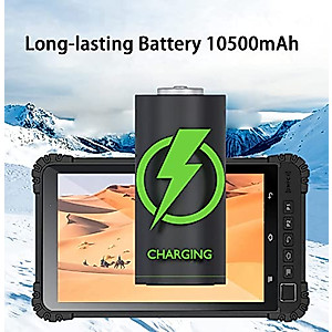 Upgraded Rugged Android Tablet, 8" IP68 Waterproof Ruggedized Tablet with Octa-Core CPU,Android 12.0, 6GB RAM,1284GB Storage, Wi-Fi, 13 Mega Camera,Waterproof Tablet for Enterprise Mobile Field Work