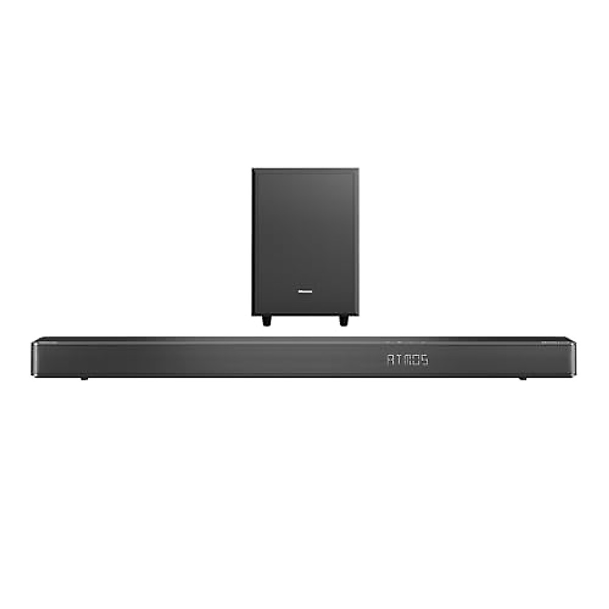 Hisense AX3125H 3.1.2Ch Sound Bar with Wireless Subwoofer, 440W, Dolby Atmos, Bluetooth 5.3, EzPlay, 4K HDMI Pass Through, Roku TV Ready, DTS:X, HDMI/AUX/ARC/Optical/USB, 7 EQ Modes