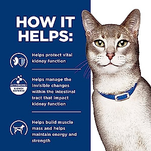 Hill's Prescription Diet k/d Kidney Care with Chicken Wet Cat Food, Veterinary Diet, 5.5 oz. Cans, 24-Pack