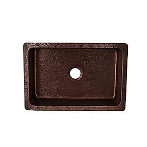 Vintage Tub & Bath 36 Inch Copper Single Bowl Apron Farmhouse Sink