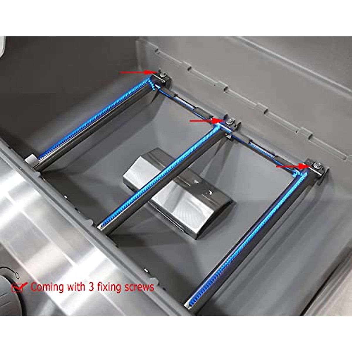 SUONA 69787 304SS Burner Tube Set for Weber Spirit 300 & Spirit II 300 Series (Front Control) E-310 S-310 E-320 S-320 E-330 S-330 SP-330 (2013 and Newer) Grill Parts Burner Replacement 18 Inch