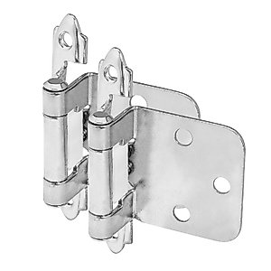 10 Pair Pack - Cosmas 15539-CH Polished Chrome Hinge Variable Overlay (Pair) [15539-CH]