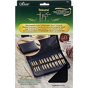 Clover Takumi Combo Interchangeable Circular Knitting Needles