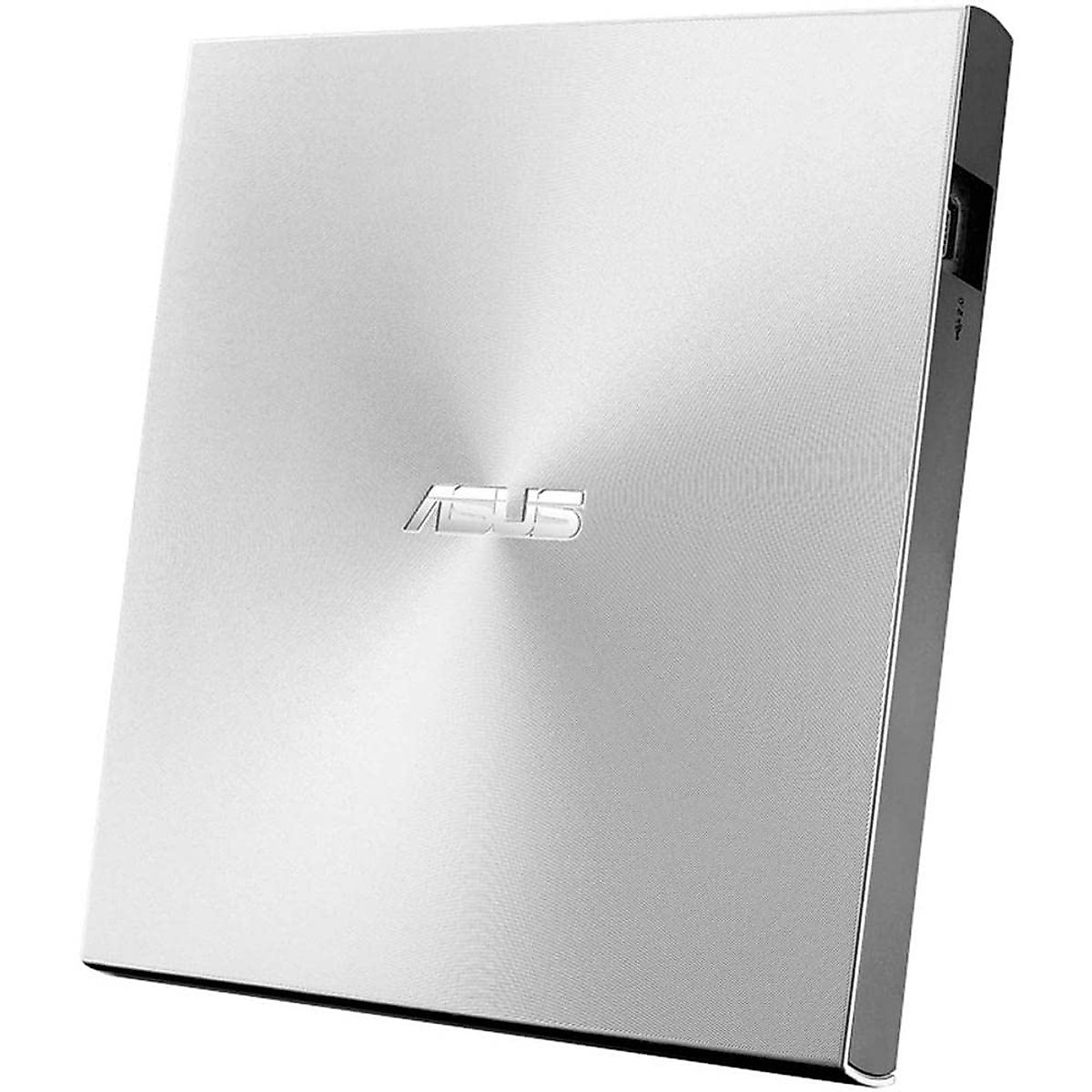 ASUS ZenDrive Silver 13mm External 8X DVD/ Burner Drive +/-RW with M-Disc Support, Compatible with both Mac & Windows and Nero BackItUp for Android devices (USB 2.0 & Type-C cables included)