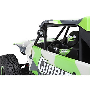 Losi RC Truck 1/10 Hammer Rey U4 4 Wheel Drive Rock Racer Brushless RTR with Smart and AVC - Remote Control Toy Vehicle (RC Cars, RC Truck, RC Crawler, Rock Crawler) (HELIDIRECT) (Green)