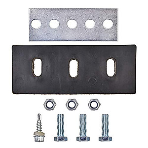 Universal Snow Blower Impeller Kit 3/8" 3-Blade Modified Parts Replacement for 2 Stage Machine