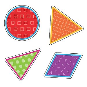 Carson Dellosa – School Tools Shapes Colorful Cut-Outs, Classroom Décor, 36 Pieces