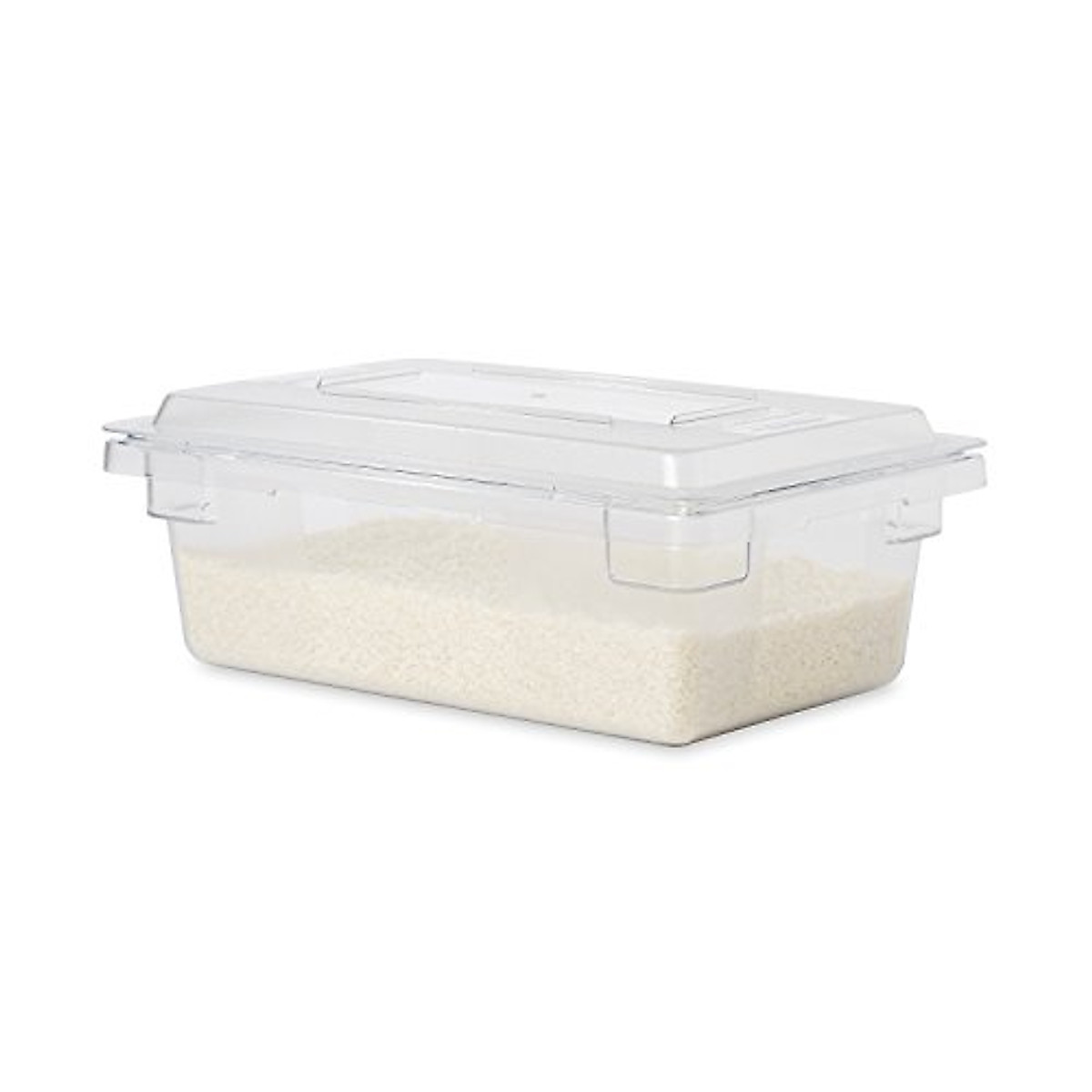 Rubbermaid Commercial Products Food Storage Box Lid for 2, 3.5, and 5 Gallon Sizes, Clear (FG331000CLR)