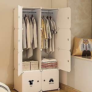 6Pcs Small Tension Rod, Goowin Tension Rod, No Drilling Rustproof Spring Adjustable Mini Tension Curtain Rod for Closet, Cupboard, Wardrobe, Bookshelf, Black (7-11 inch)