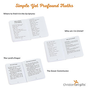 My Little Bible 2” Standard Edition - Selections of Key Verses From Every Book, Tiny Palm-size OT NT Scripture for Ministry Outreach, Classic 1769 KJV Text, 2" x 2.5”, Black
