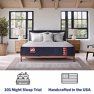 Wolf Full Mattress - 12-Inch Medium Firm Memory Foam Hybrid Mattress with 7 Layers, Individually Wrapped Coil, Cooling Design, 101-Night Trial, Provides The Right Level of Comfort and Support