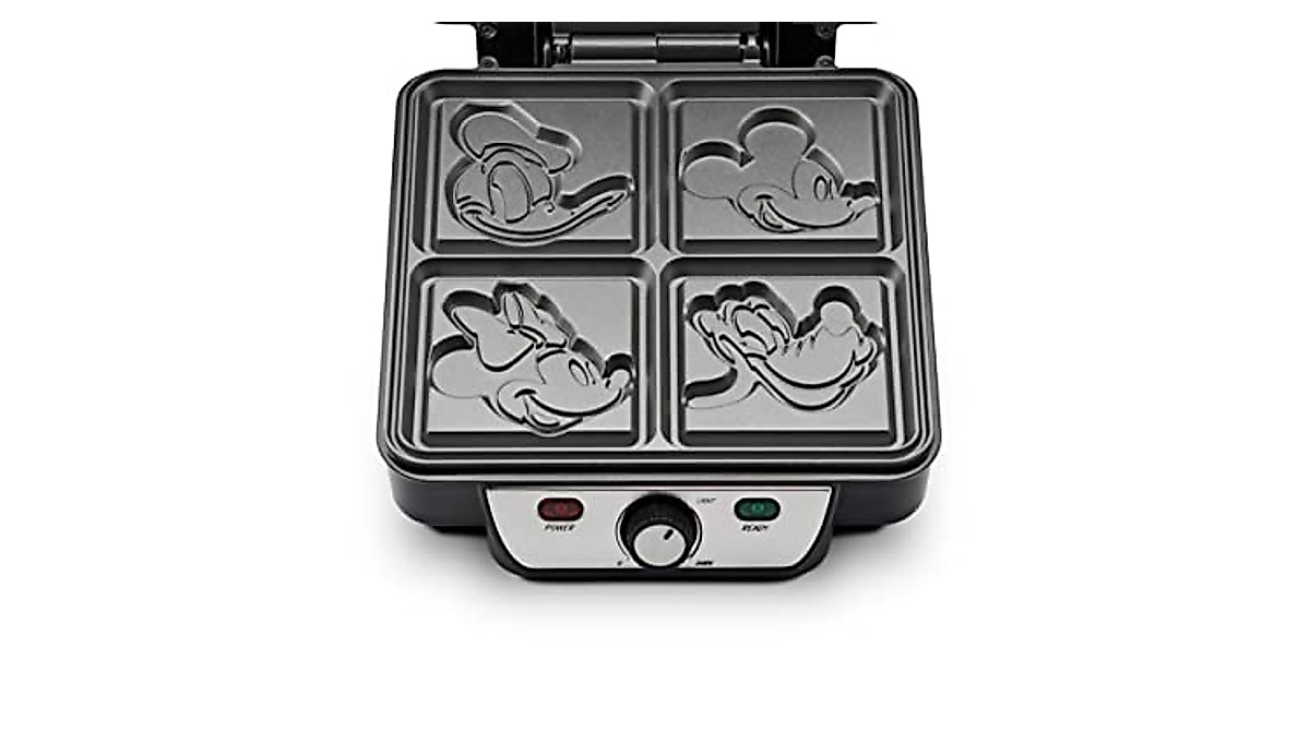 Disney Mickey & Friends 4-Slice Waffle Maker - Fun Breakfast