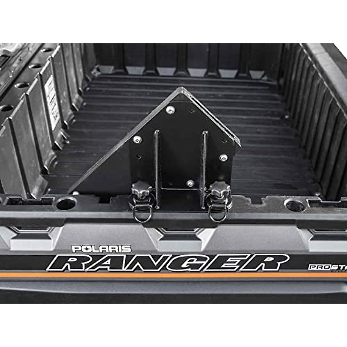 SuperATV Chainsaw Mount for Polaris Ranger and Polaris General (All Years and Models) | Includes Latch & Go Tie Downs for Easy Install | Made from Heavy-Duty UHMW | UV-Resistant Powder Coating