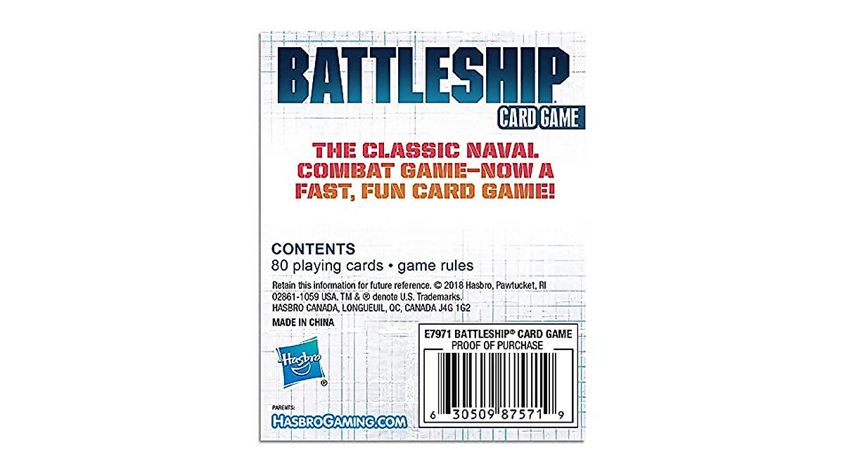 Battleship Card Game: Fun Strategy for Kids 7+ & Travel