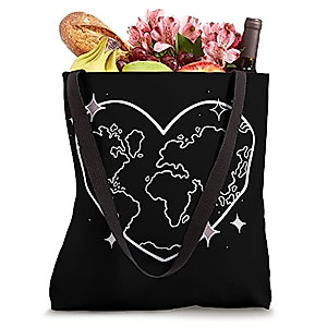 World Heart, Valentine Earth Tote Bag